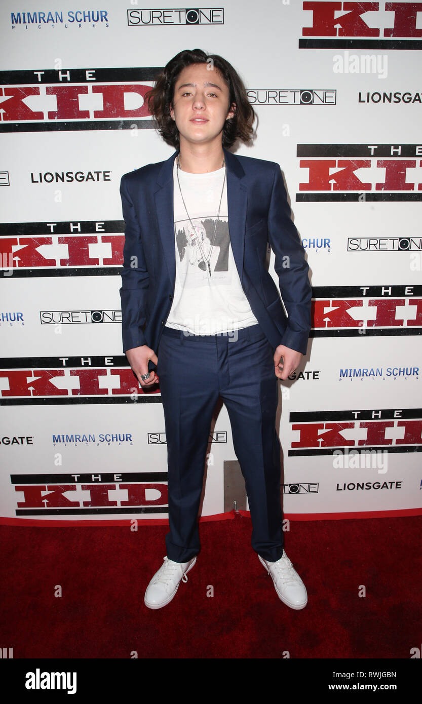 Hollywood, Ca. 6th Mar, 2019. Jake Schur, at the Premiere Of Lionsgate ...