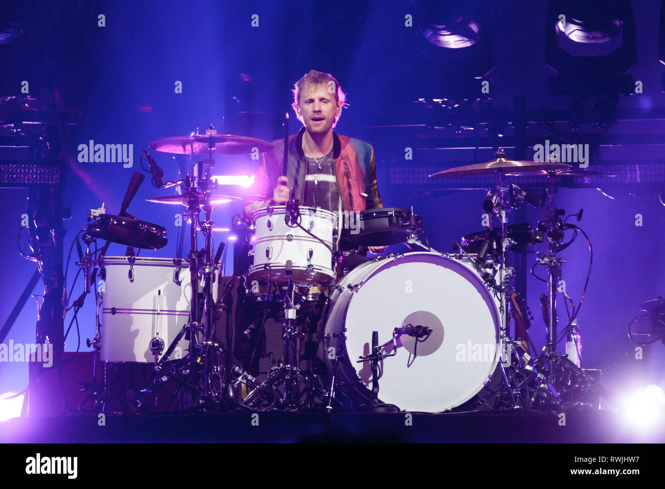 San Diego, California, USA. 6th Mar, 2019. Dominic Howard of MUSE at ...