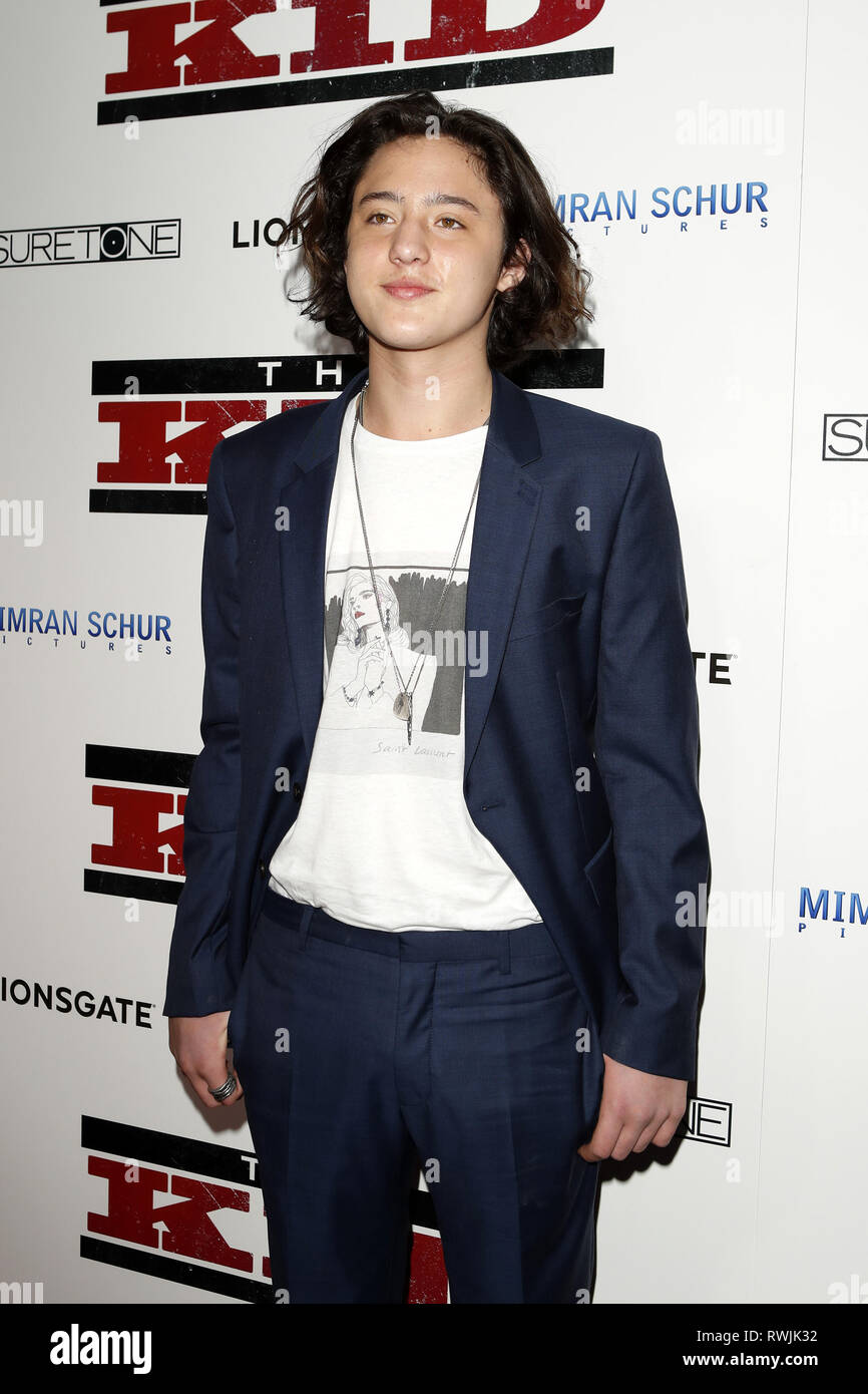 Los Angeles, CA, USA. 6th Mar, 2019. LOS ANGELES - MAR 6: Jake Schur at ...