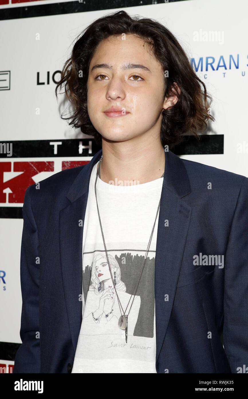 Los Angeles, CA, USA. 6th Mar, 2019. LOS ANGELES - MAR 6: Jake Schur at ...