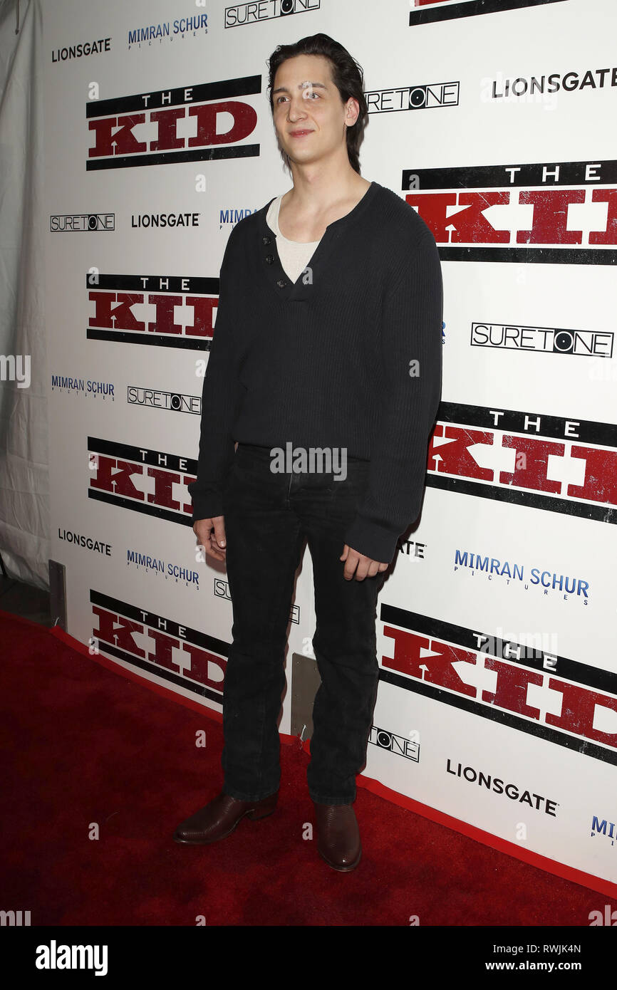 Los Angeles, CA, USA. 6th Mar, 2019. LOS ANGELES - MAR 6: Joseph Santos ...