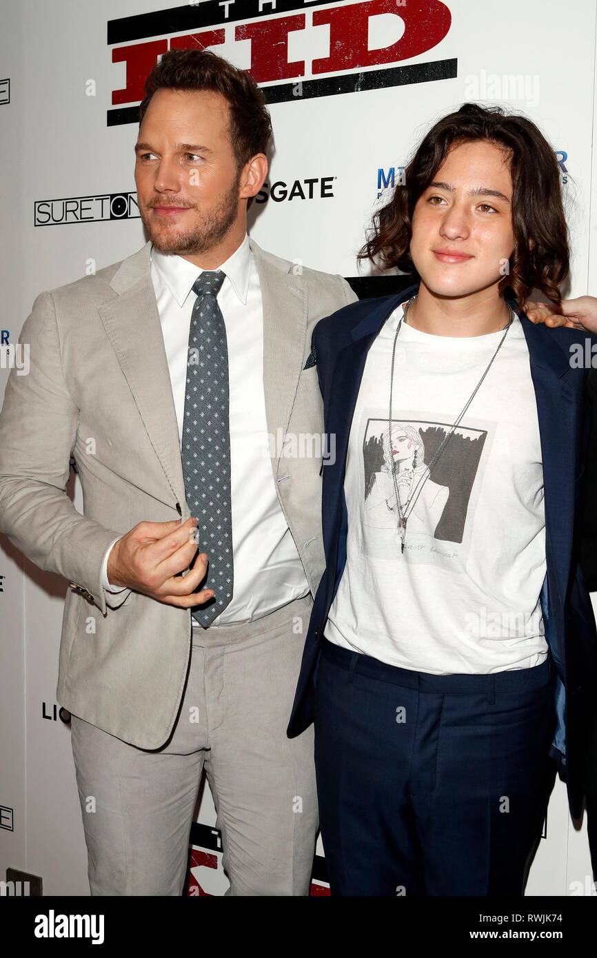 Los Angeles, CA, USA. 6th Mar, 2019. Chris Pratt, Jake Schur at ...