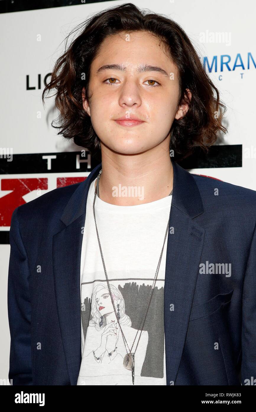 Los Angeles, CA, USA. 6th Mar, 2019. Jake Schur at arrivals for THE KID ...