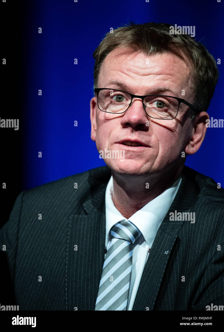Berlin, Germany. 07th Mar, 2019. Ole Diehl, Vice President of the ...