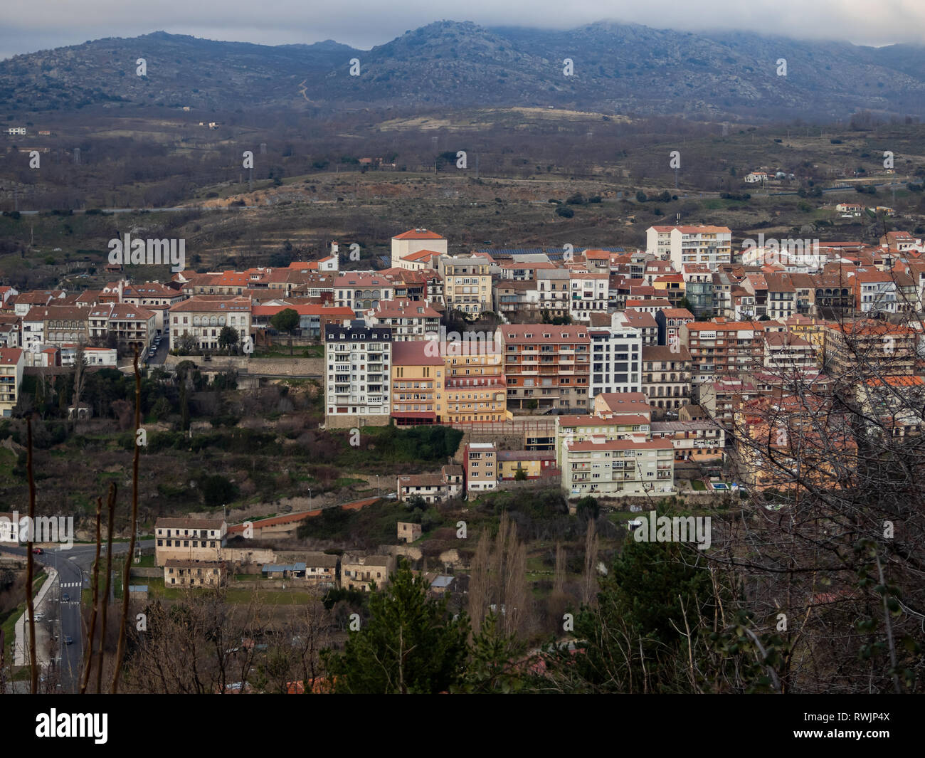 Aerial view urban village landscape hi-res stock photography and images ...