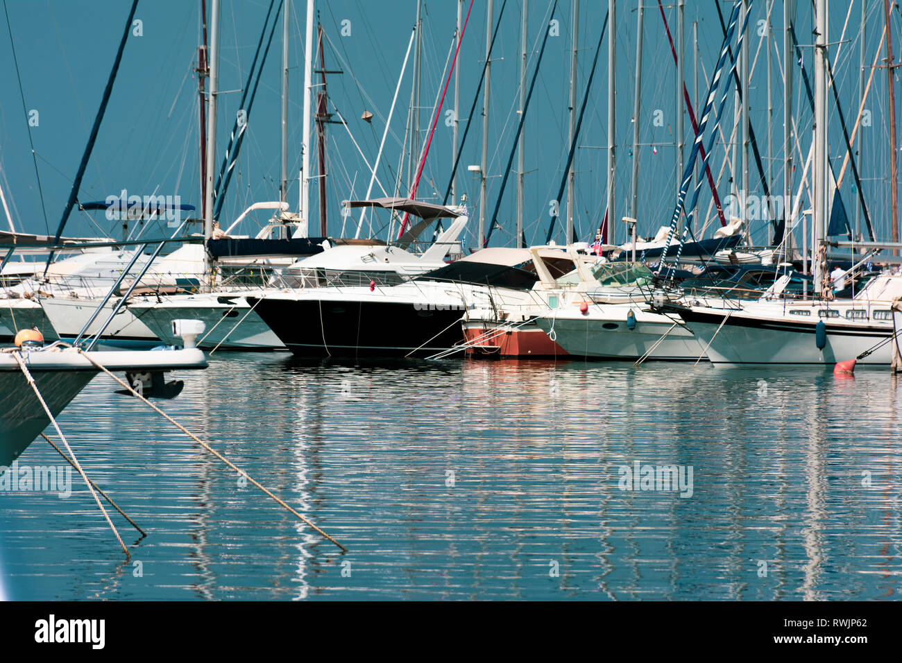 Maritime, Sailing, Yachting in Greece Stock Photo - Alamy