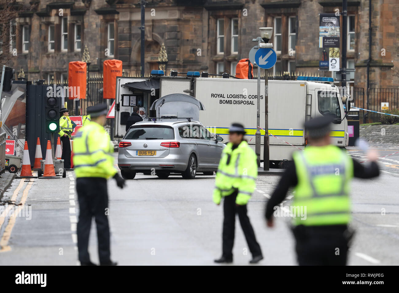After the building was evacuated hi-res stock photography and images ...