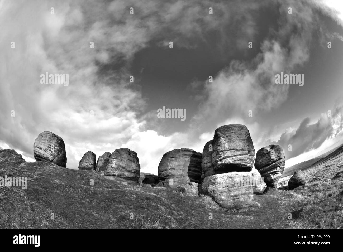 Todmorden bridestones hi-res stock photography and images - Alamy