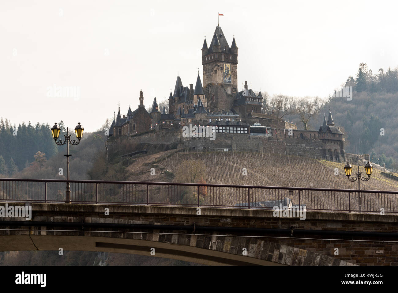 Cochem castle winter hi-res stock photography and images - Alamy