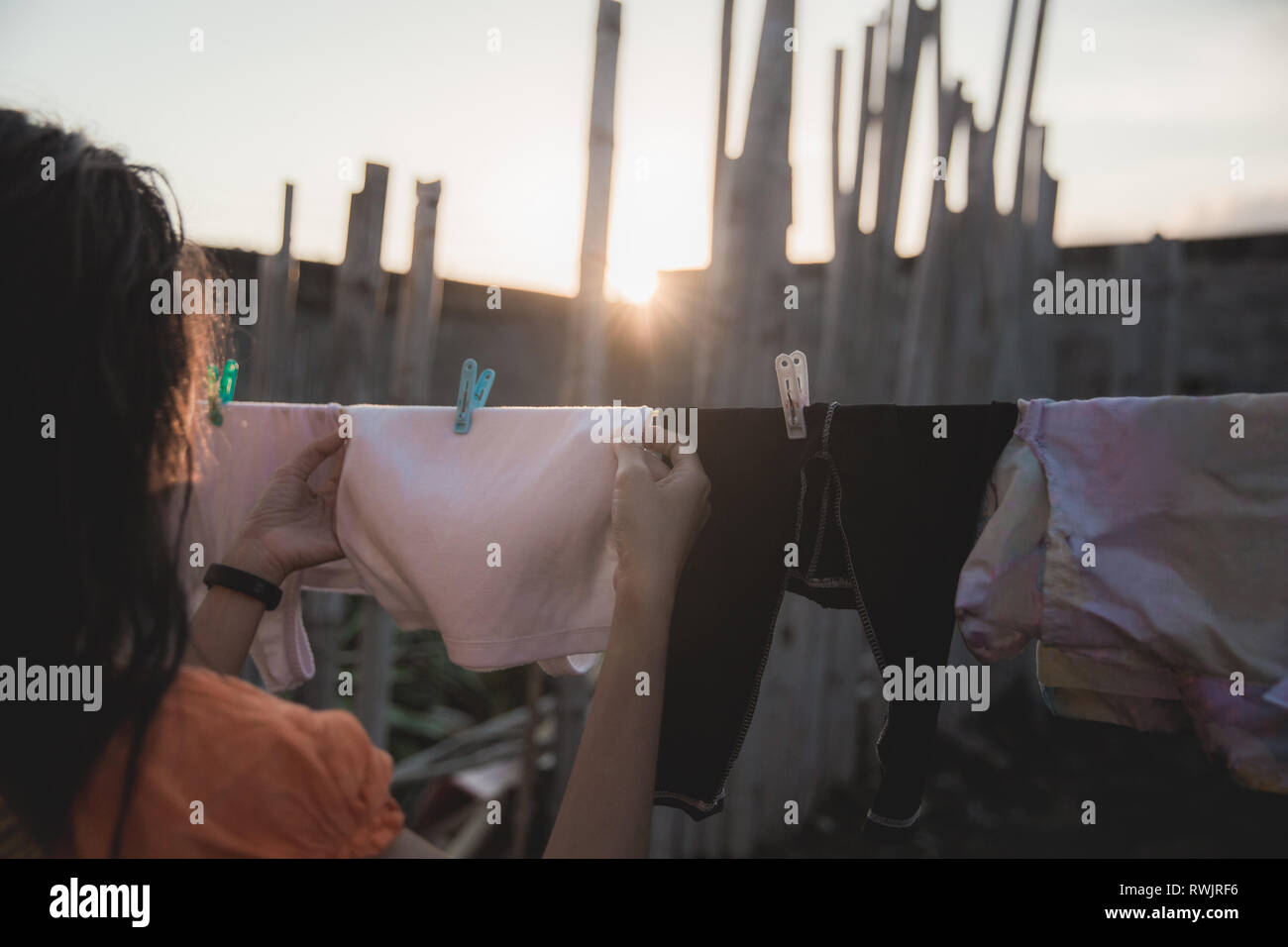 Laundry activities hi-res stock photography and images - Alamy