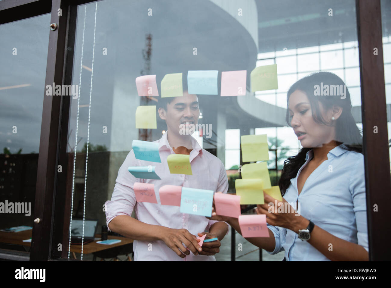 business teamwork in meeting gathering some idea Stock Photo - Alamy