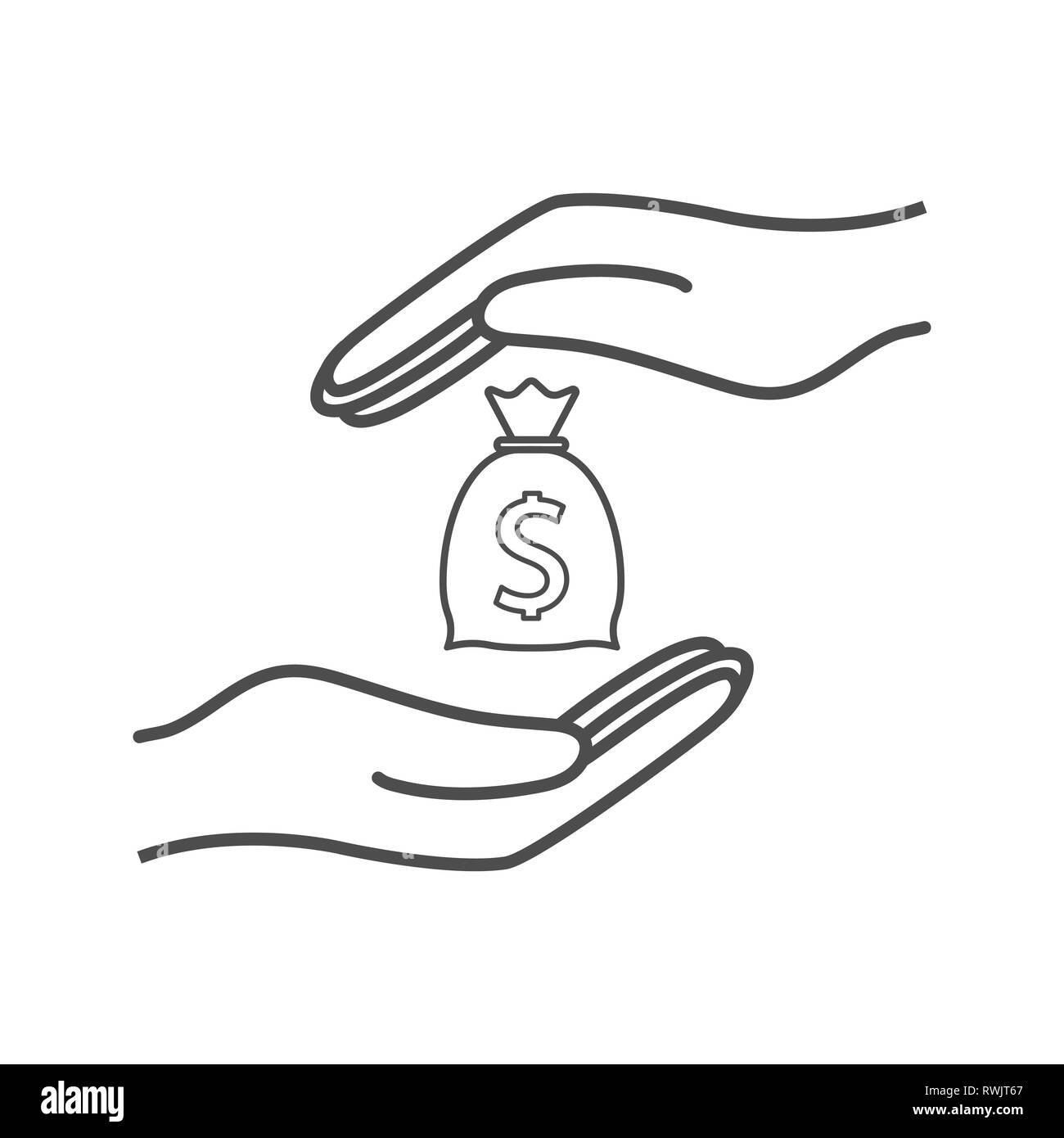 Bribery back Stock Vector Images - Alamy