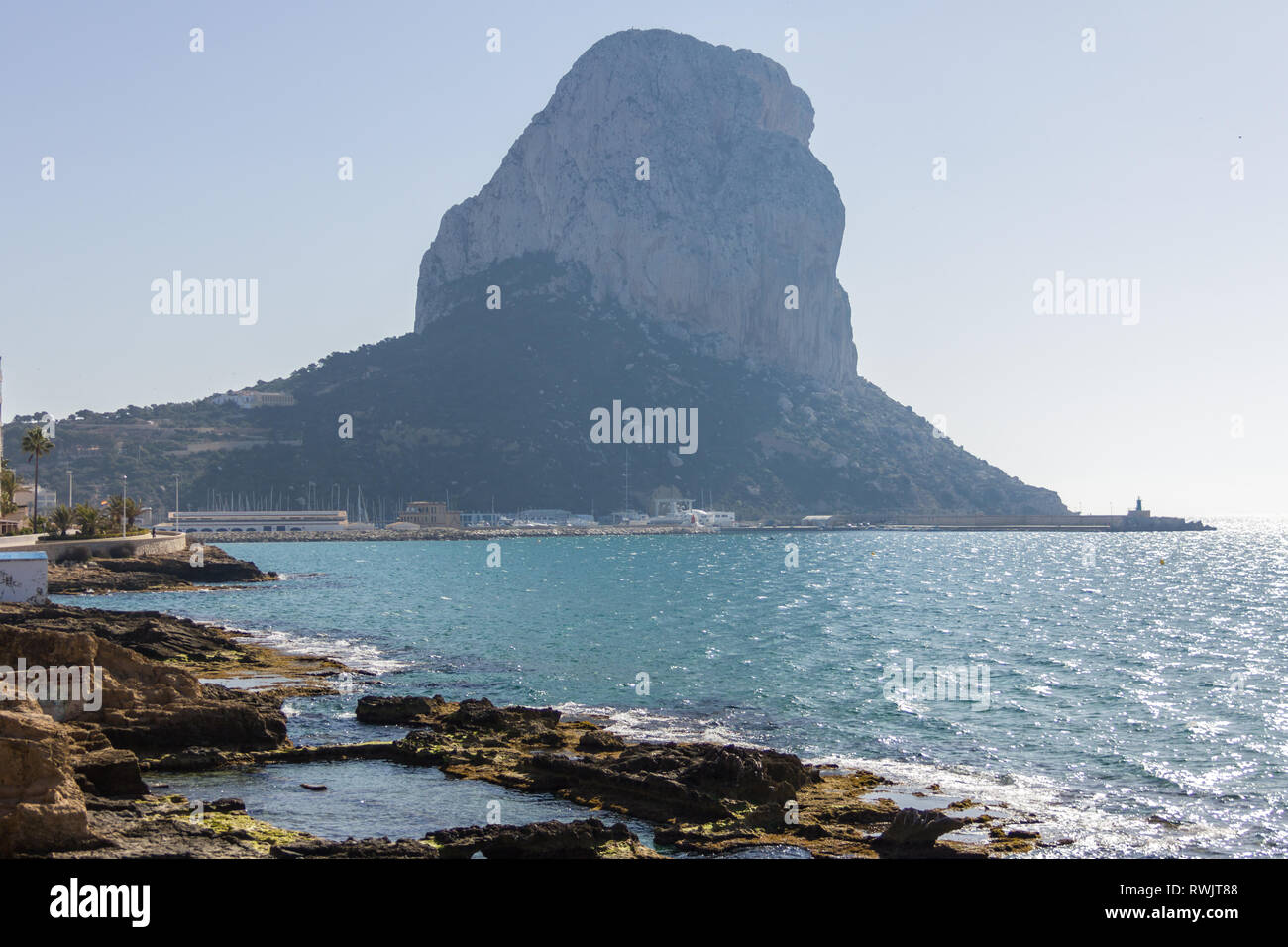Ancient roman ruins, Banos de la Reina, the Baths of the Queen in Calpe ...