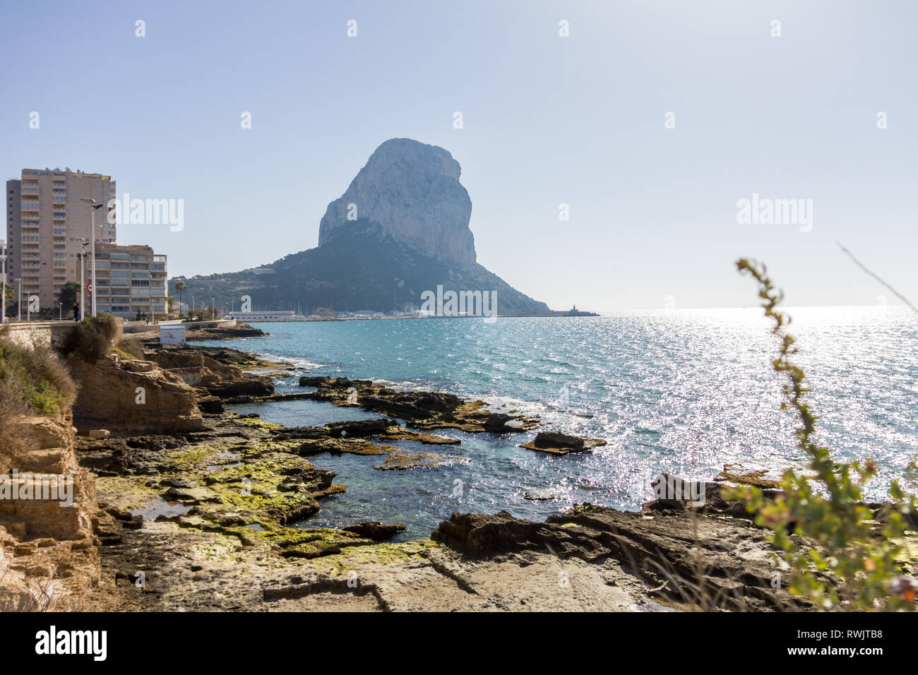 Ancient roman ruins, Banos de la Reina, the Baths of the Queen in Calpe ...