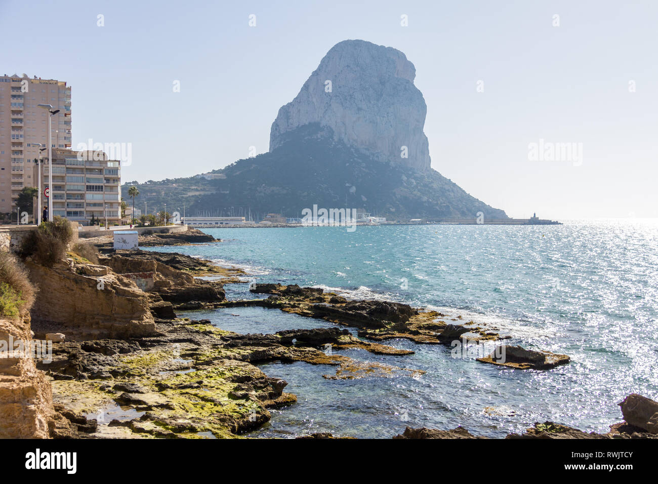 Ancient roman ruins, Banos de la Reina, the Baths of the Queen in Calpe ...