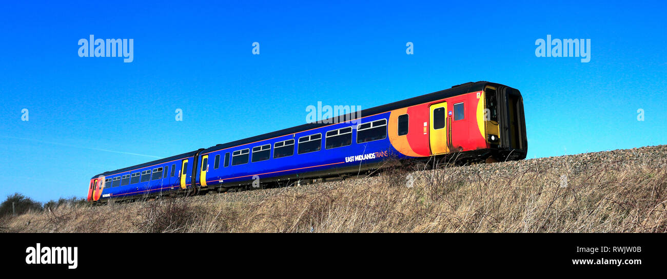 153 class East Midlands train, Newark on Trent, Nottinghamshire ...