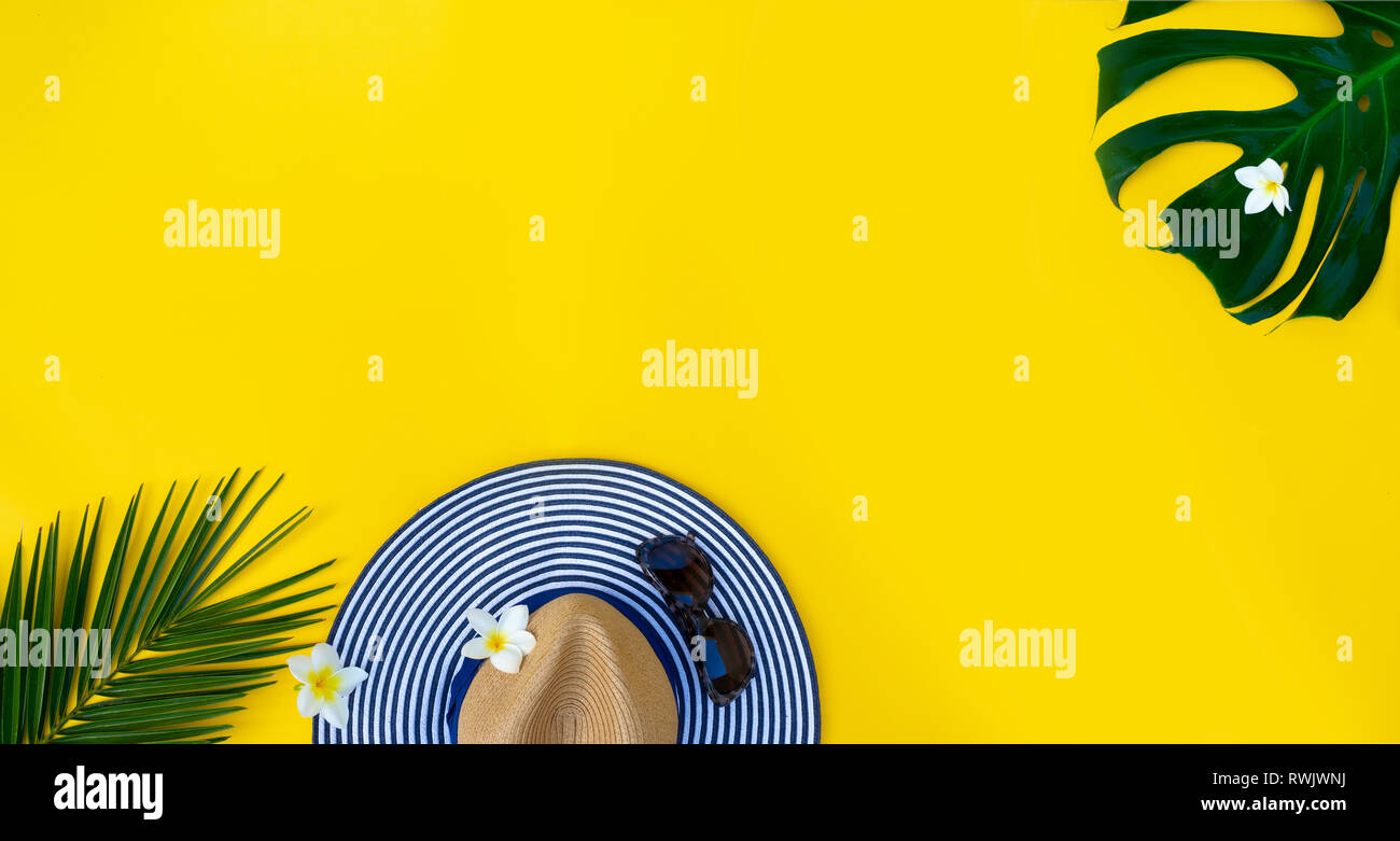 Summer flat lay scenery Stock Photo - Alamy