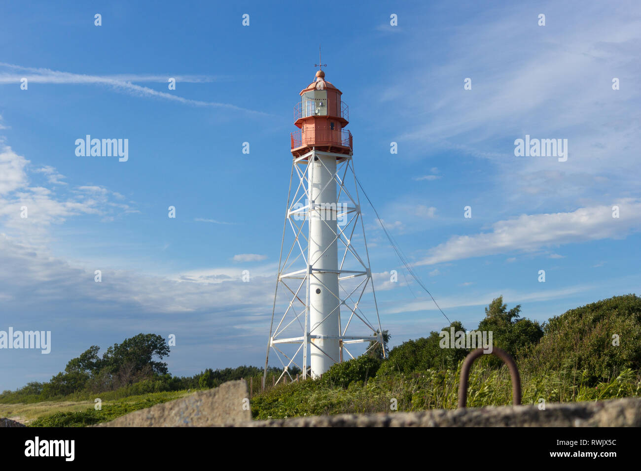 The Pape Lighthouse Stock Photo - Alamy