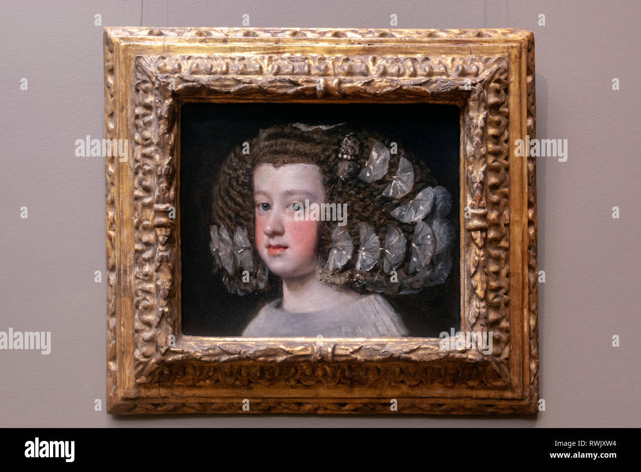 María Teresa (1638–1683), Infanta of Spain, by Diego Velázquez, The ...