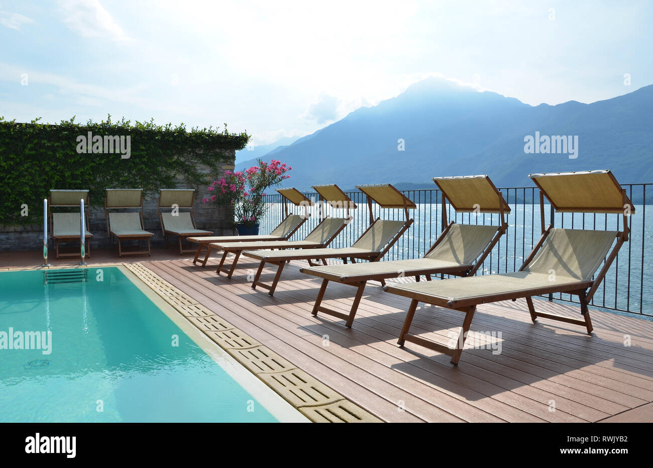 Italy Hotel Como Swimming Pool High Resolution Stock Photography and ...