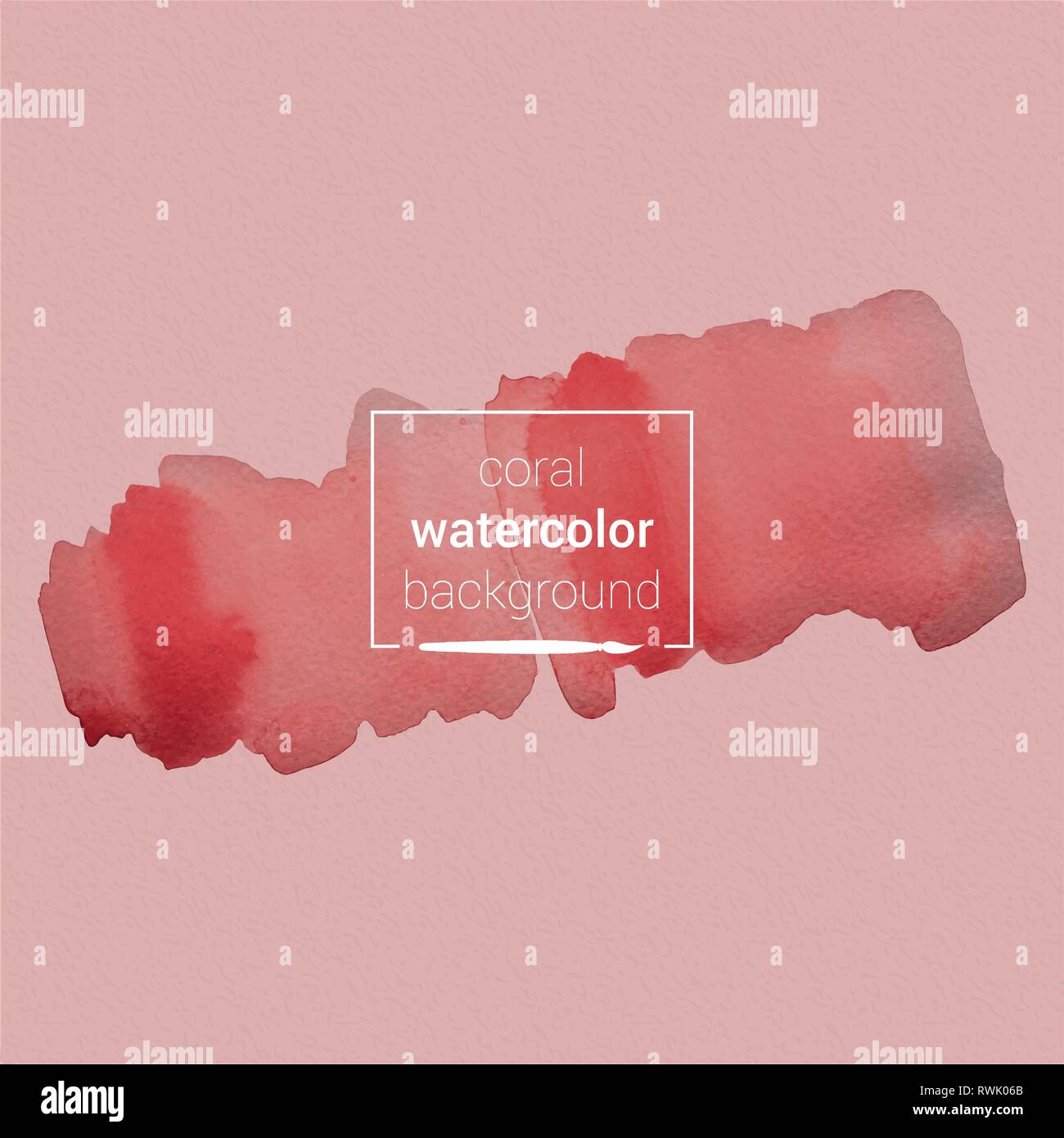 Watercolor abstract pattern isolated on paper background. Hand drown ...