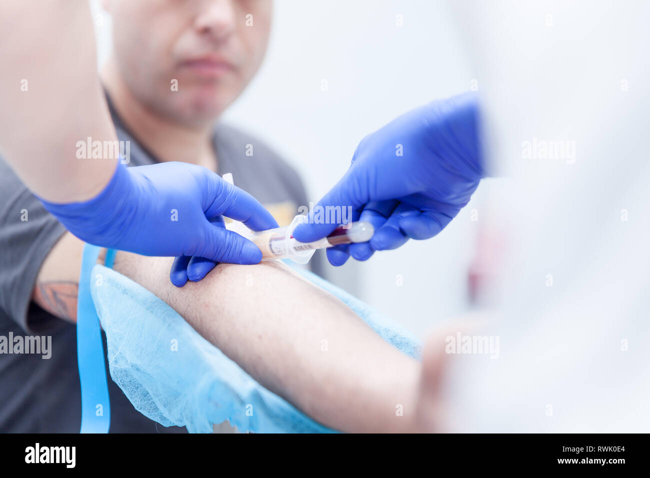 Extracting blood hi-res stock photography and images - Alamy