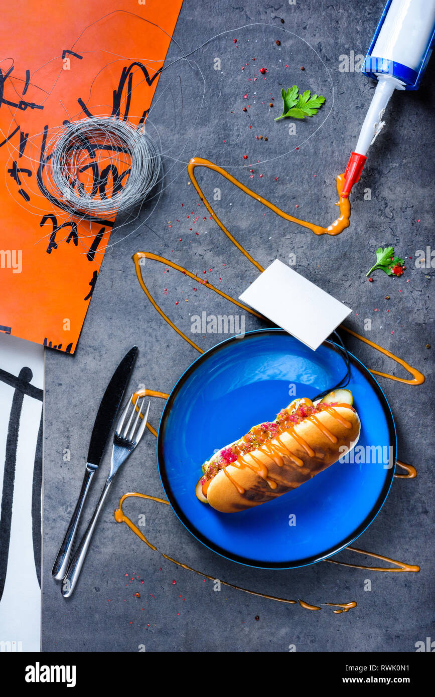 Hot dog counter hi-res stock photography and images - Alamy