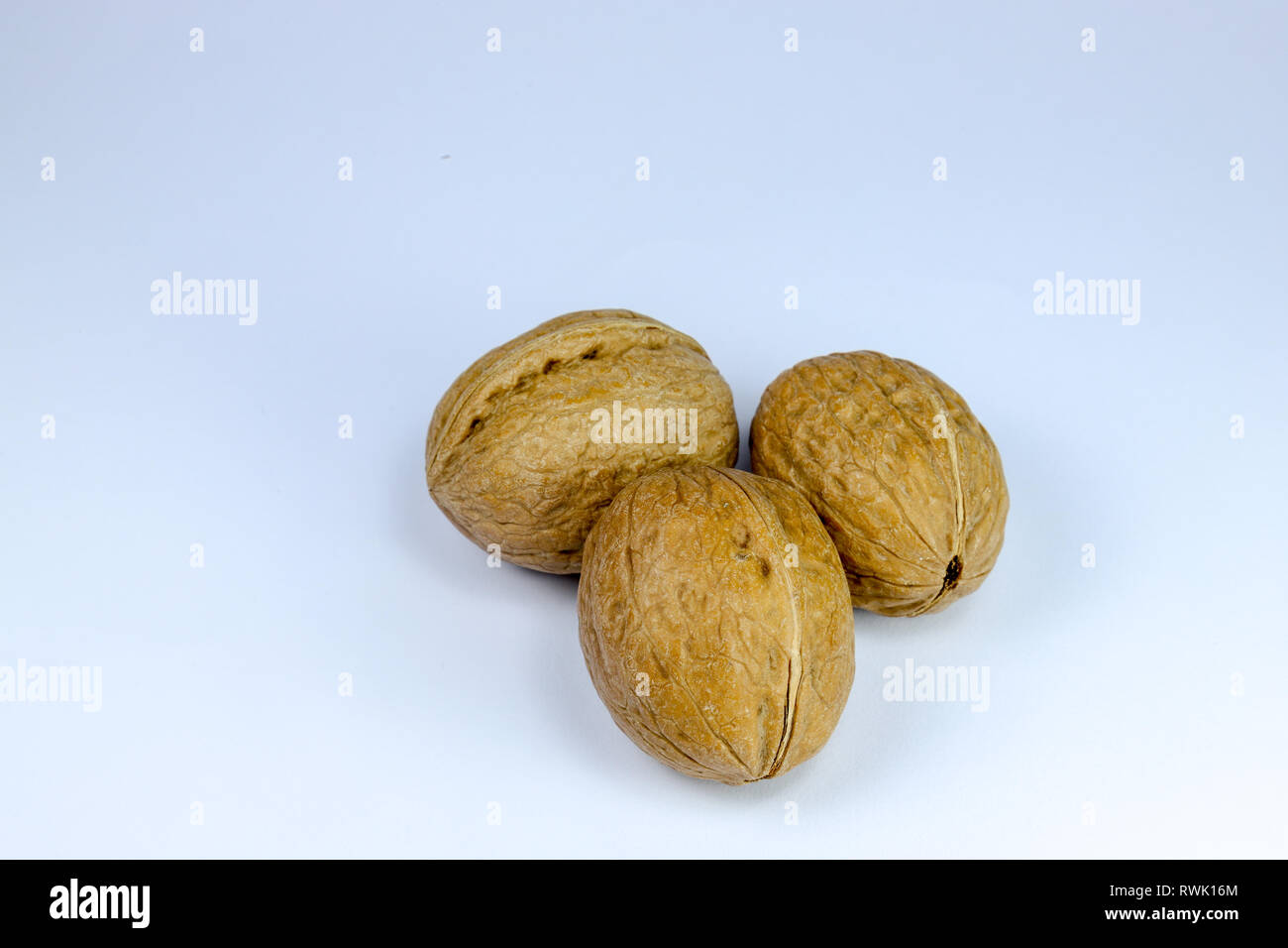 isolated walnut, almonds, nuts Stock Photo - Alamy