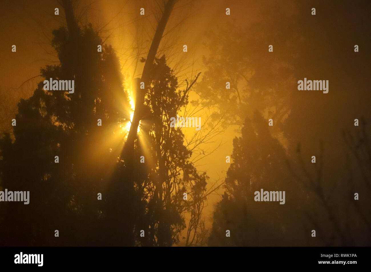 Fog explosion hi-res stock photography and images - Alamy