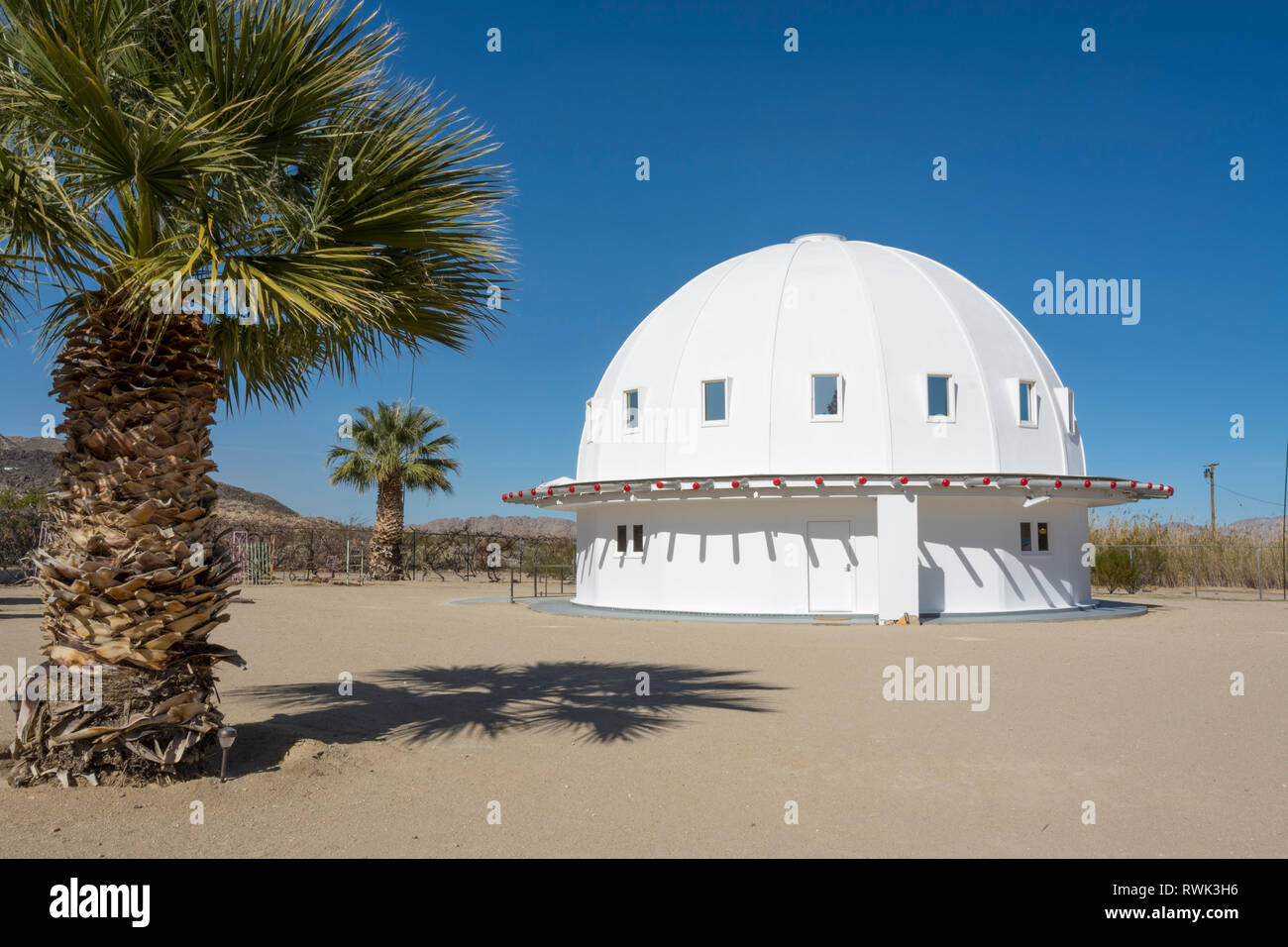 Integratron, Landers, California, near Joshua Tree, USA Stock Photo - Alamy