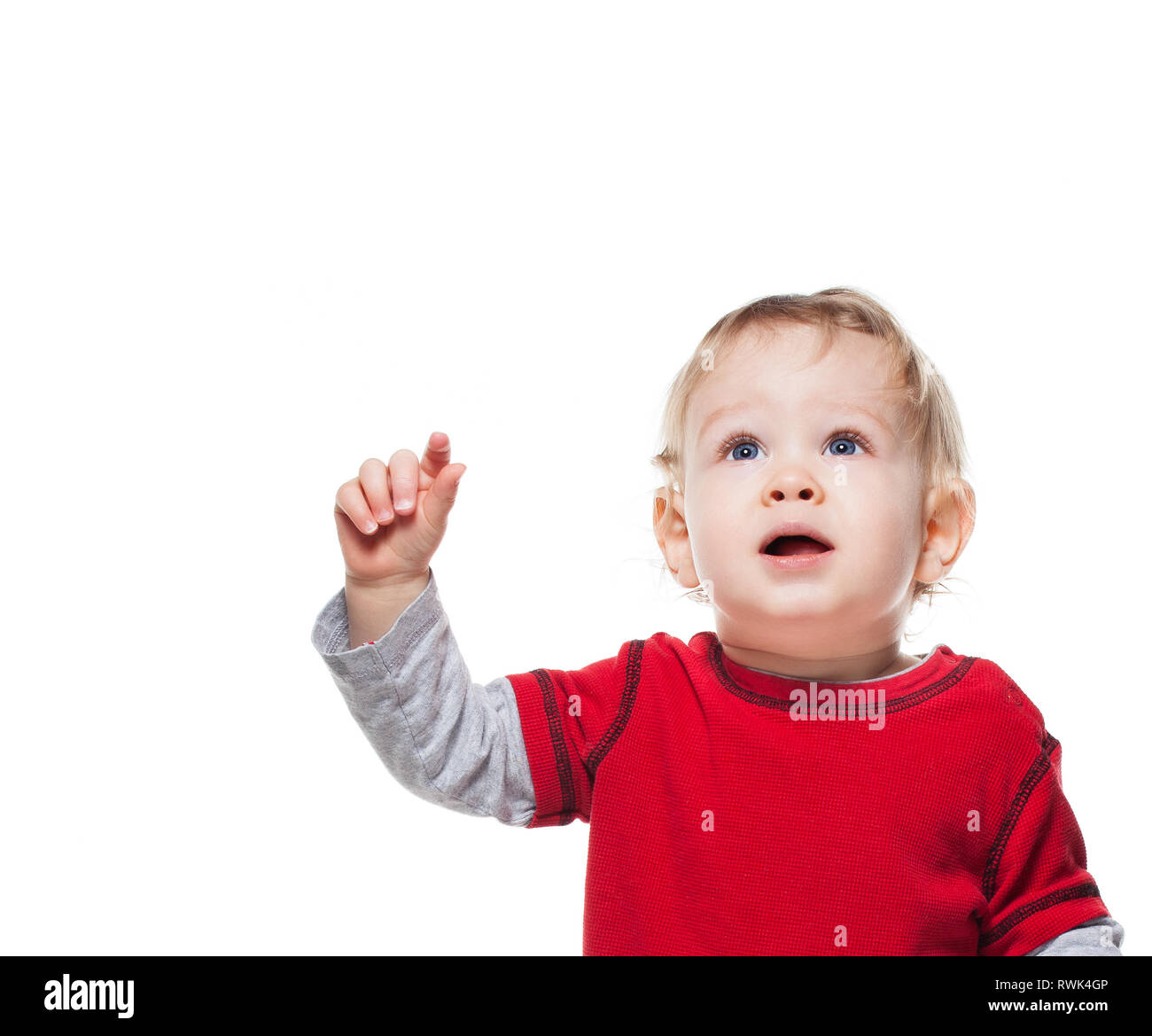 Cute Baby Pointing Finger