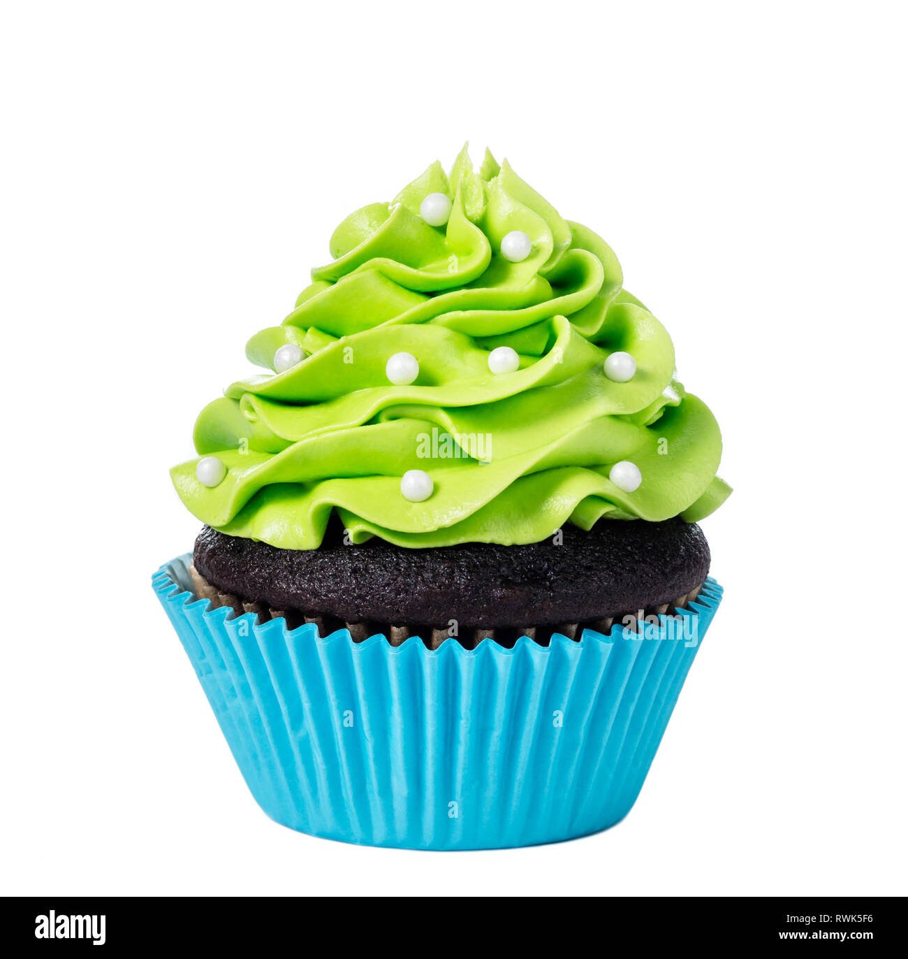 Green Frosting Cupcake