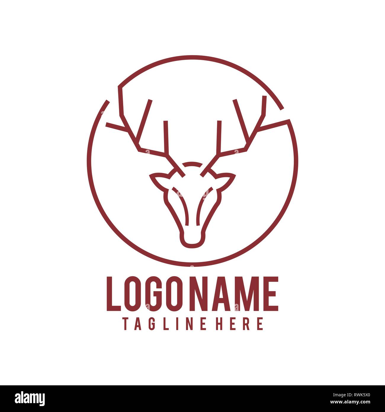 animal vector logo template suitable for business Stock Vector Image ...