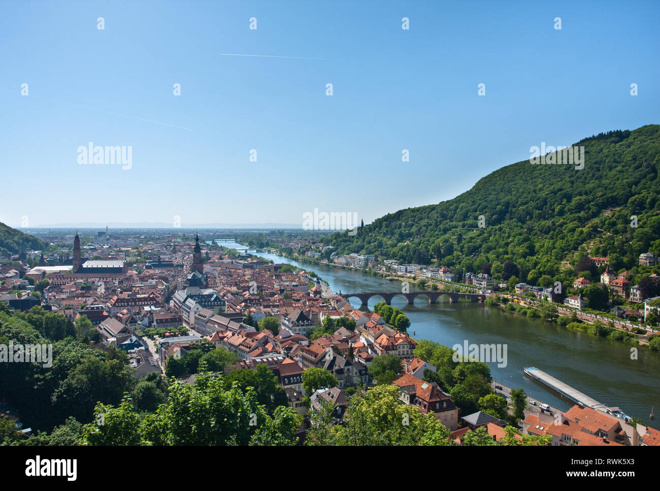 Heidelberg view from castle hi-res stock photography and images - Alamy