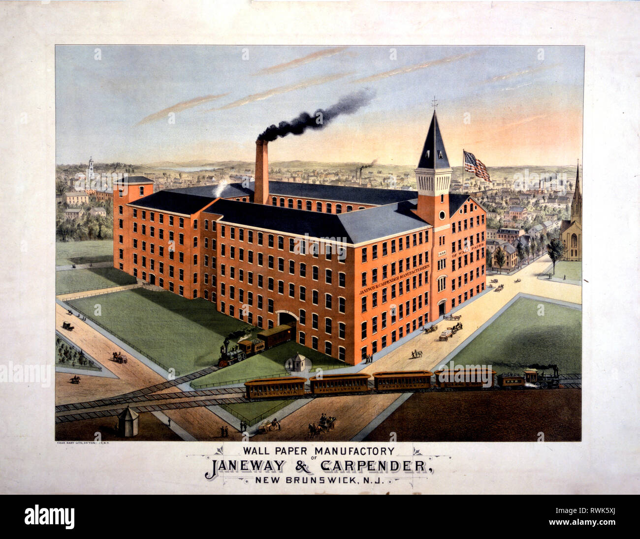 Factories In The 1800s In Color