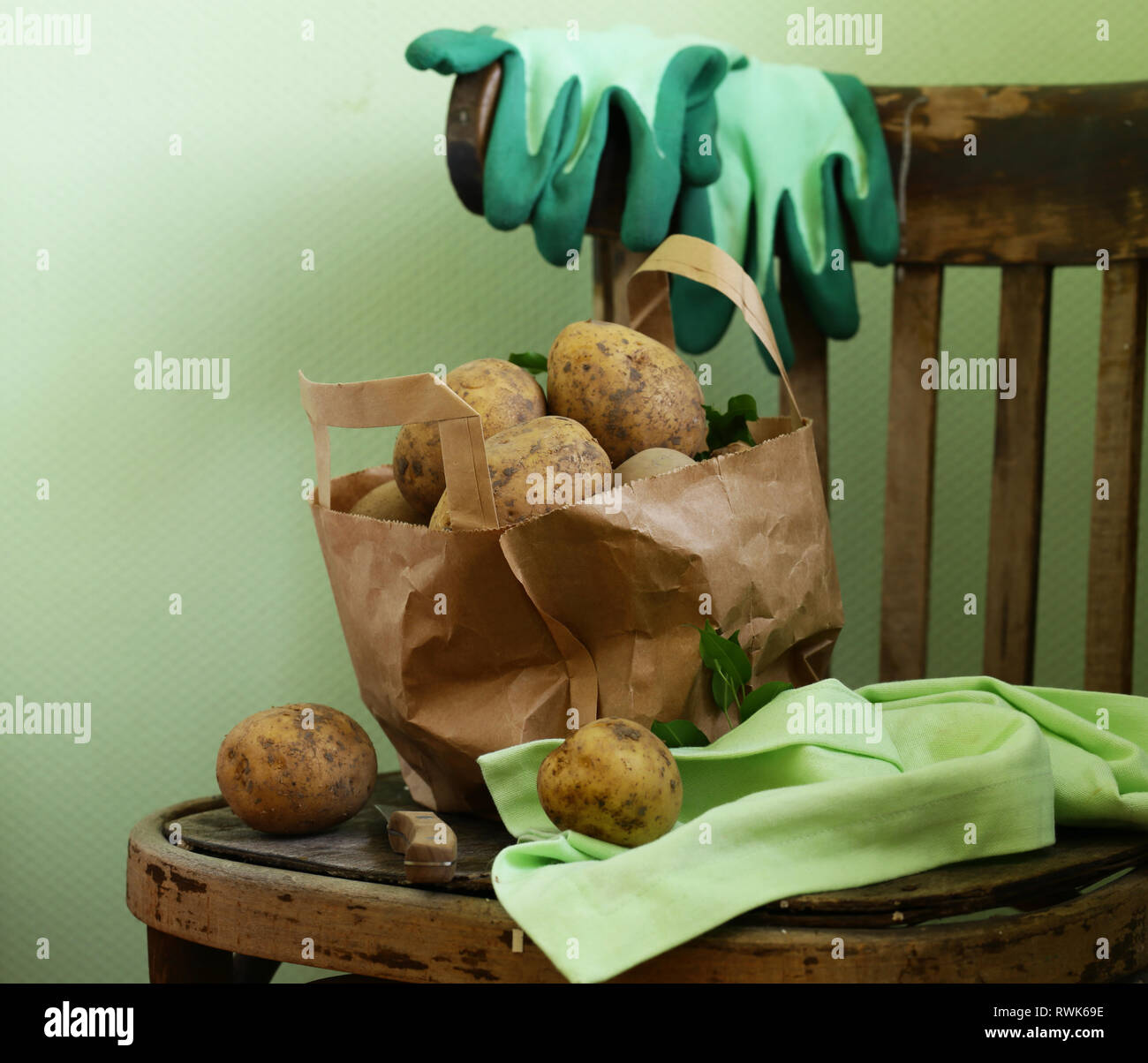 Organic Farm Potatoes for Healthy Eating Stock Photo - Alamy