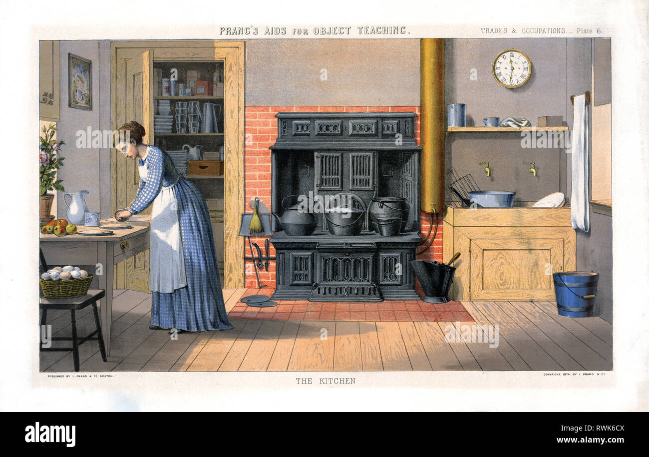 1800s Woman Cooking High Resolution Stock Photography and Images - Alamy