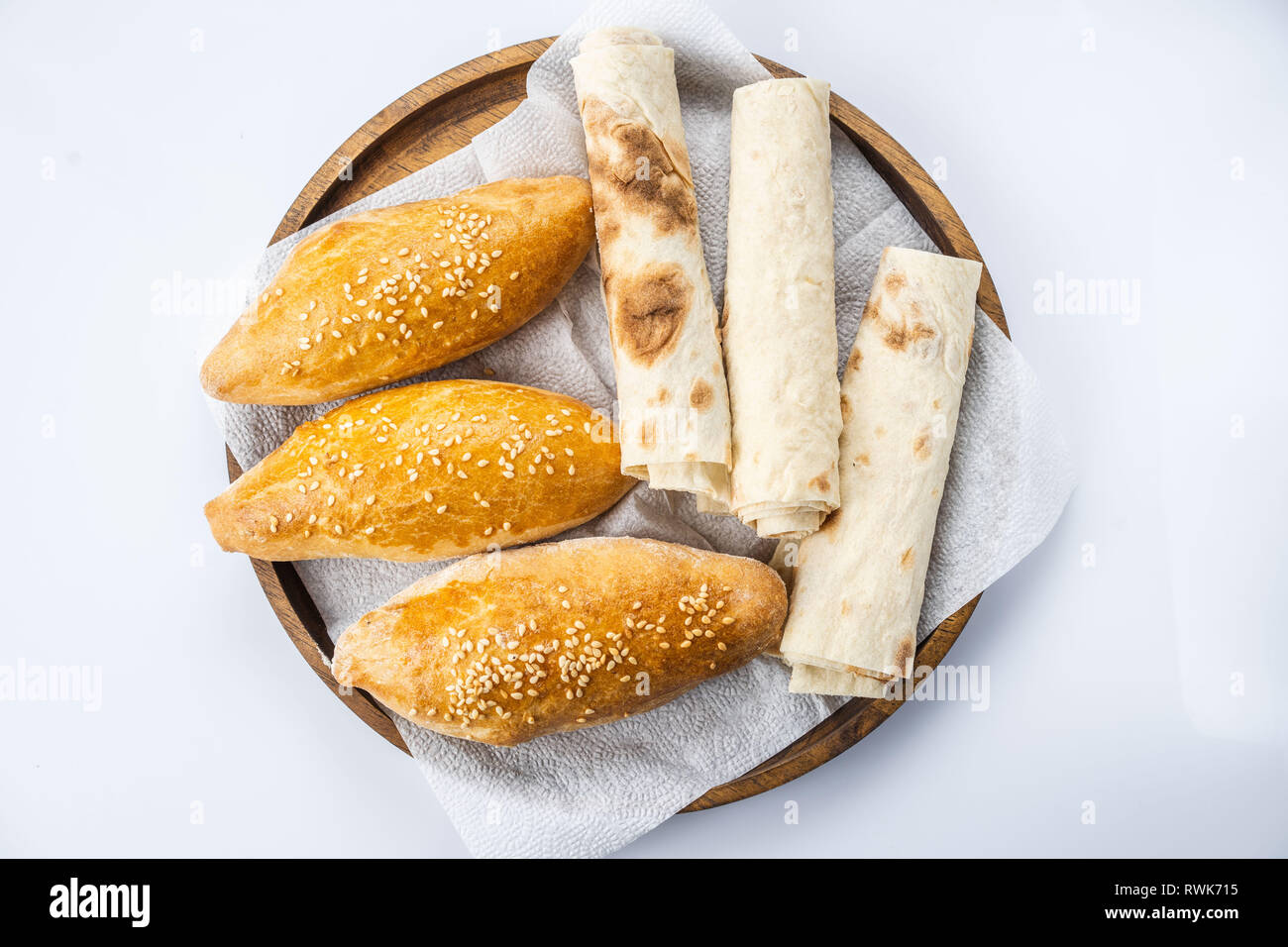 Black and white artisanal bread hi-res stock photography and images - Alamy