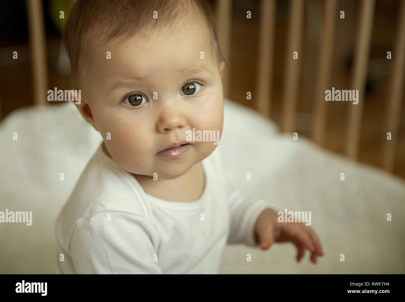 Cute baby portrait Stock Photo - Alamy