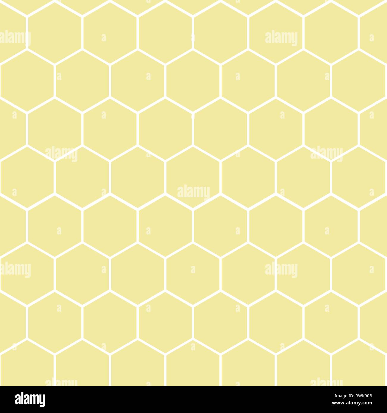 Vector illustration of seamless geometric pattern with honeycombs 10 ...