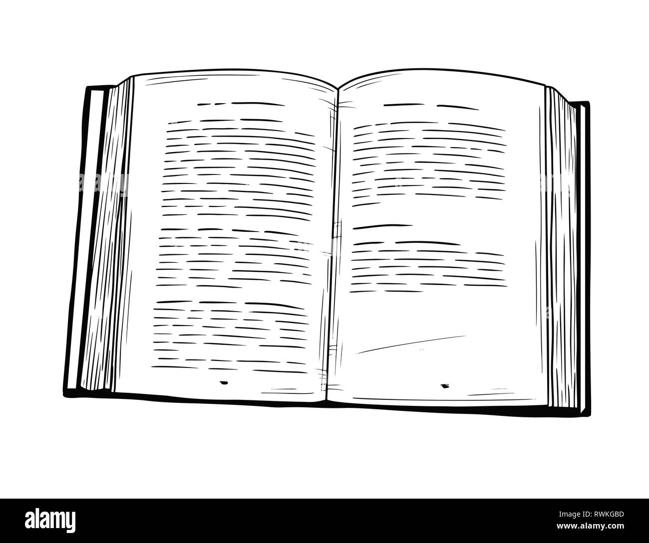 How To Draw An Open Realistic Book