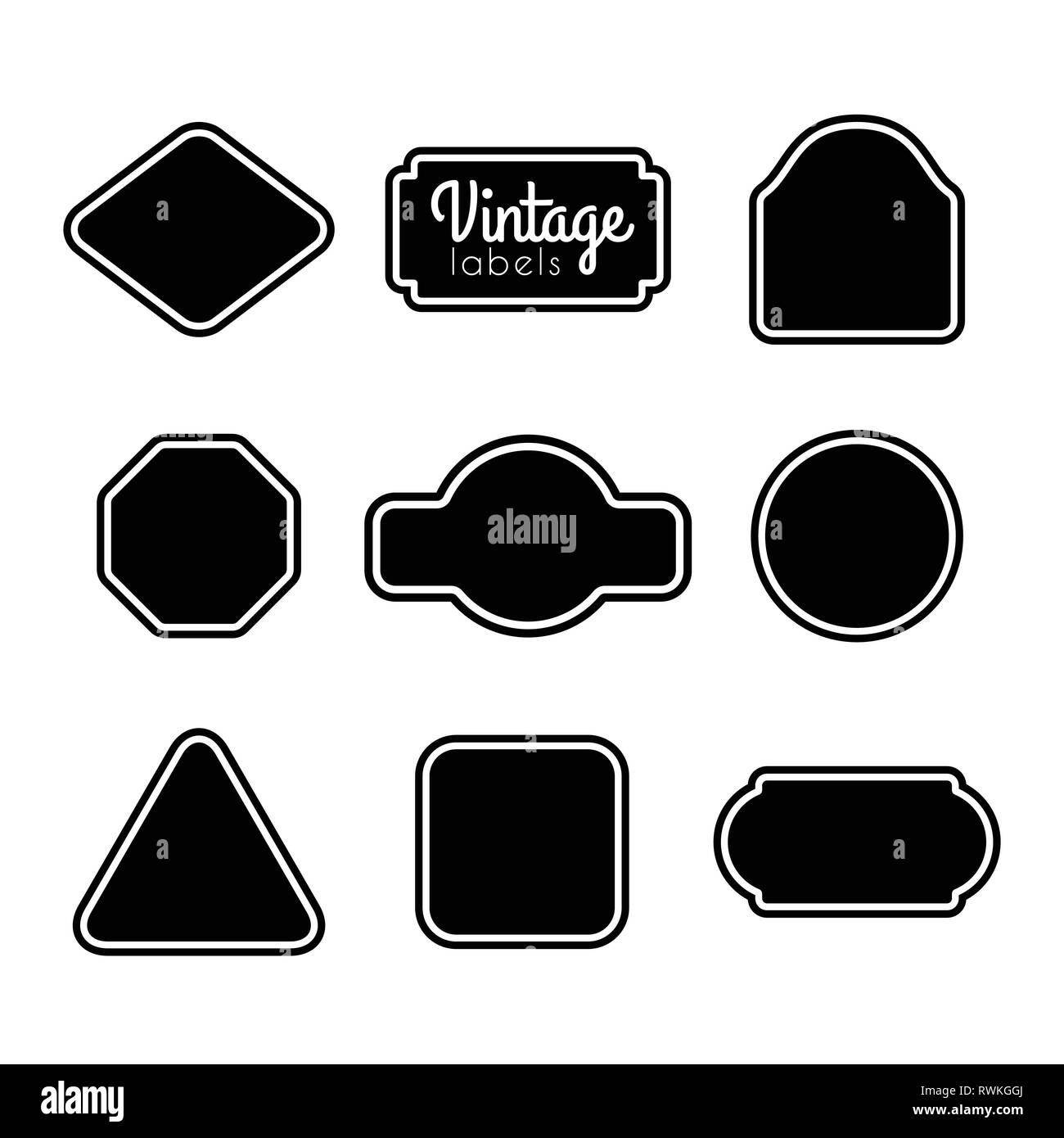 Vector Vintage Shapes