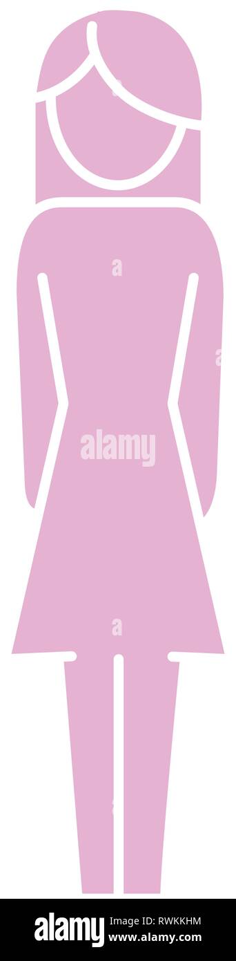 woman pictogram cartoon Stock Vector Image & Art - Alamy