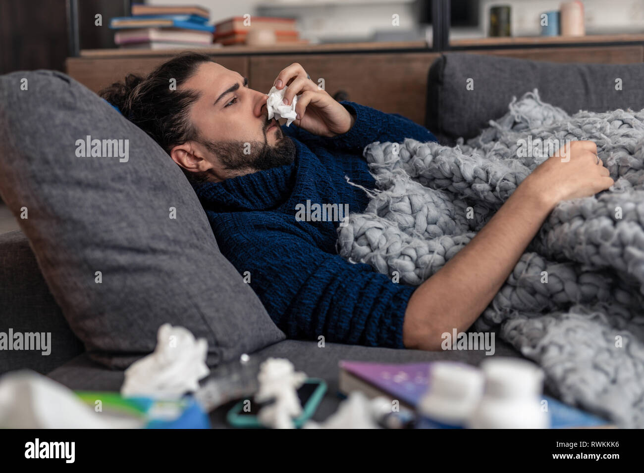 Cold symptoms hi-res stock photography and images - Alamy