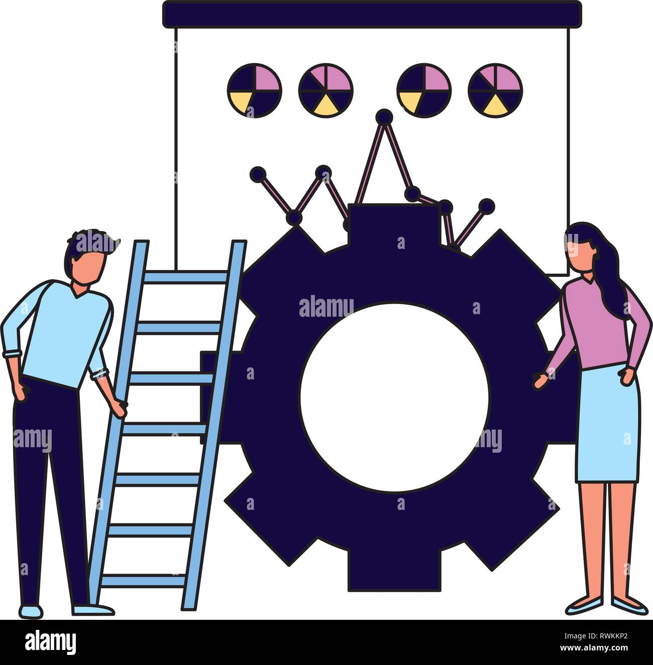 people business work Stock Vector Image & Art - Alamy