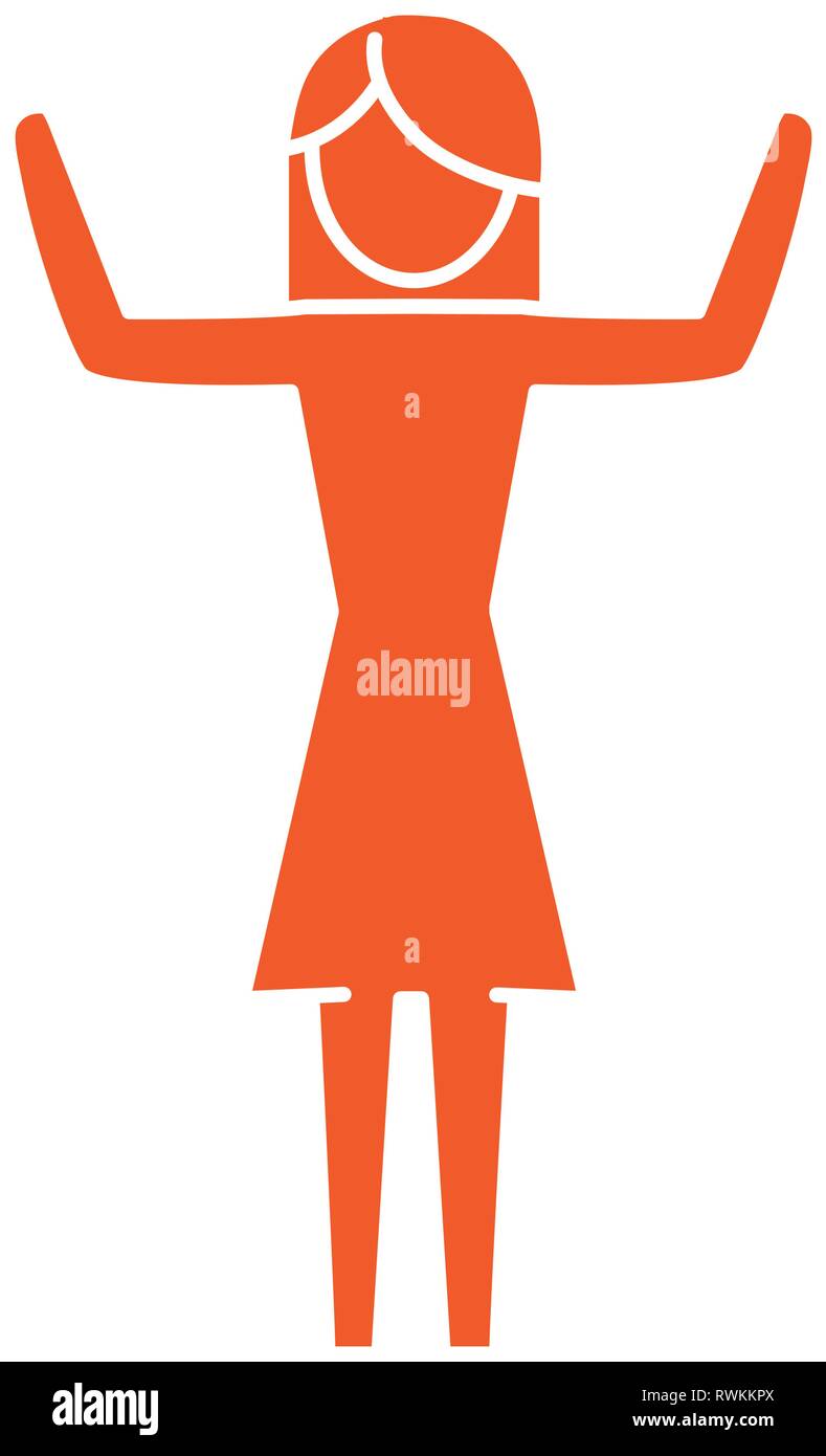 woman pictogram cartoon Stock Vector Image & Art - Alamy