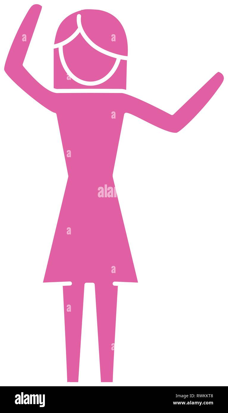 woman pictogram cartoon Stock Vector Image & Art - Alamy