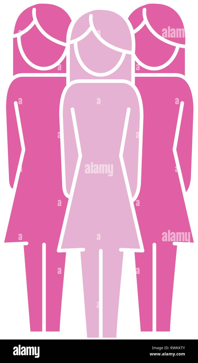 women pictogram cartoon Stock Vector Image & Art - Alamy