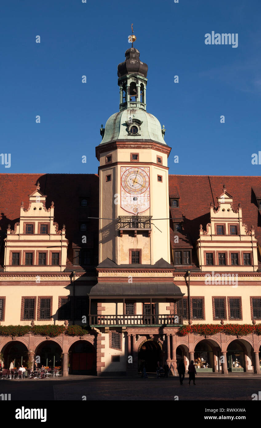 Altes Rathaus , Leipzig, Leipzig, Sachsen, Deutschland Stock Photo - Alamy