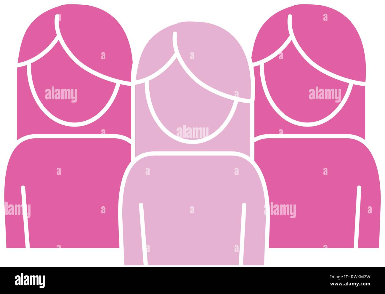 women pictogram cartoon Stock Vector Image & Art - Alamy
